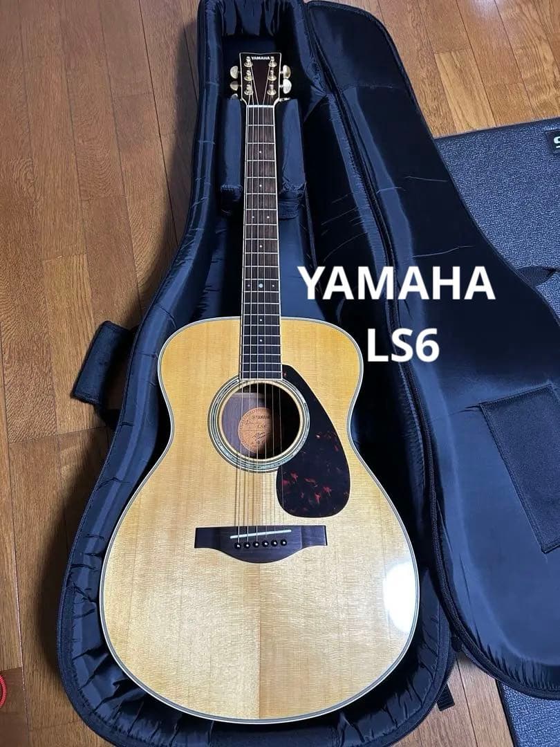 【美品】YAMAHA アコースティックギター LS6 ARE 純正ケース付き