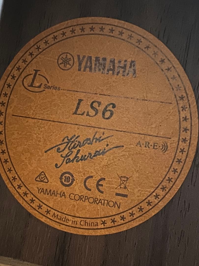 【美品】YAMAHA アコースティックギター LS6 ARE 純正ケース付き