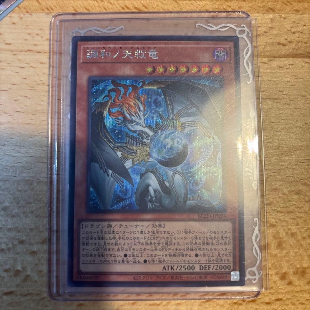 調和ノ天球竜　シークレット　遊戯王　OCG