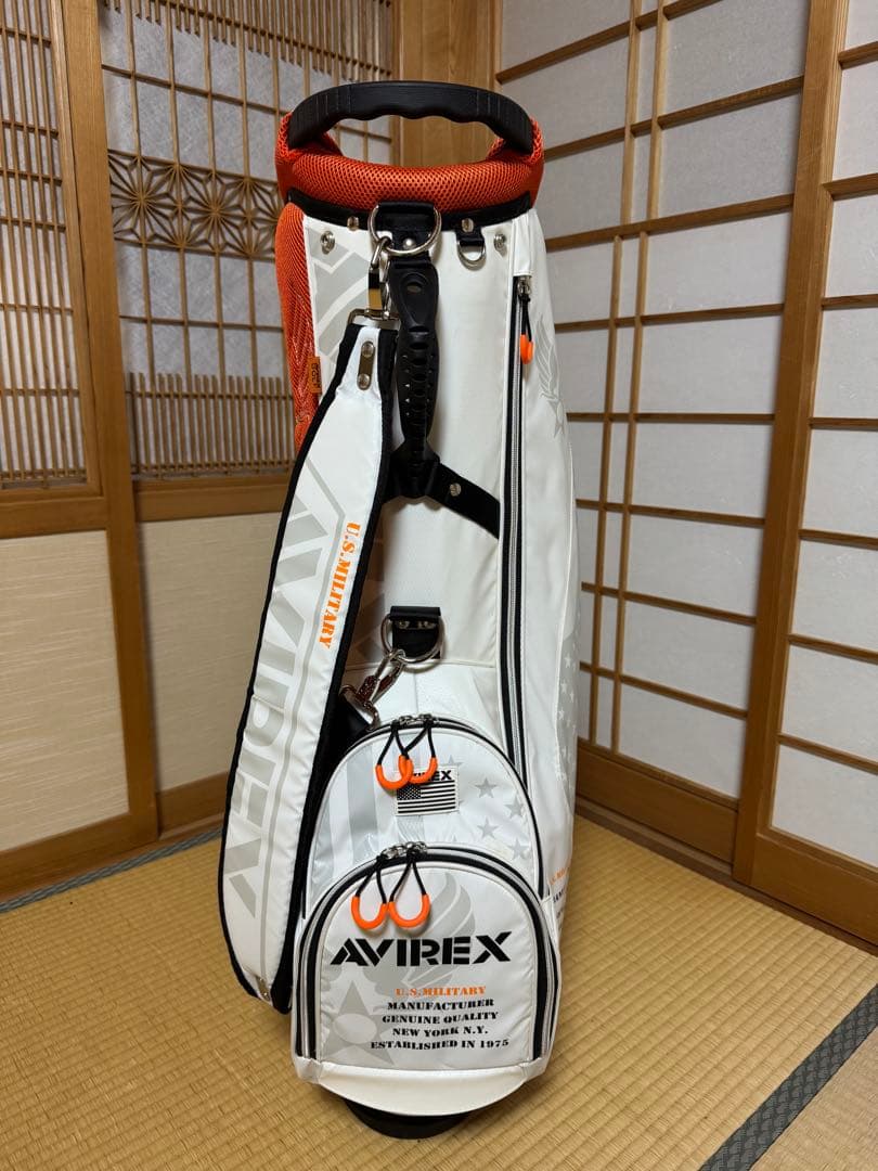 【美品】AVIREX キャディバッグ