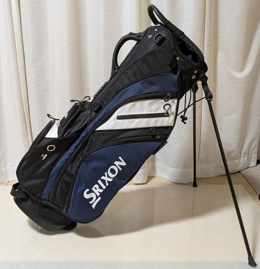 Srixon スリクソン スタンド式ゴルフバッグ ネイビー