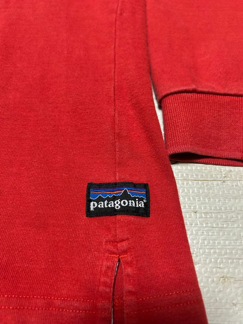 patagonia 赤 ラガーシャツ
