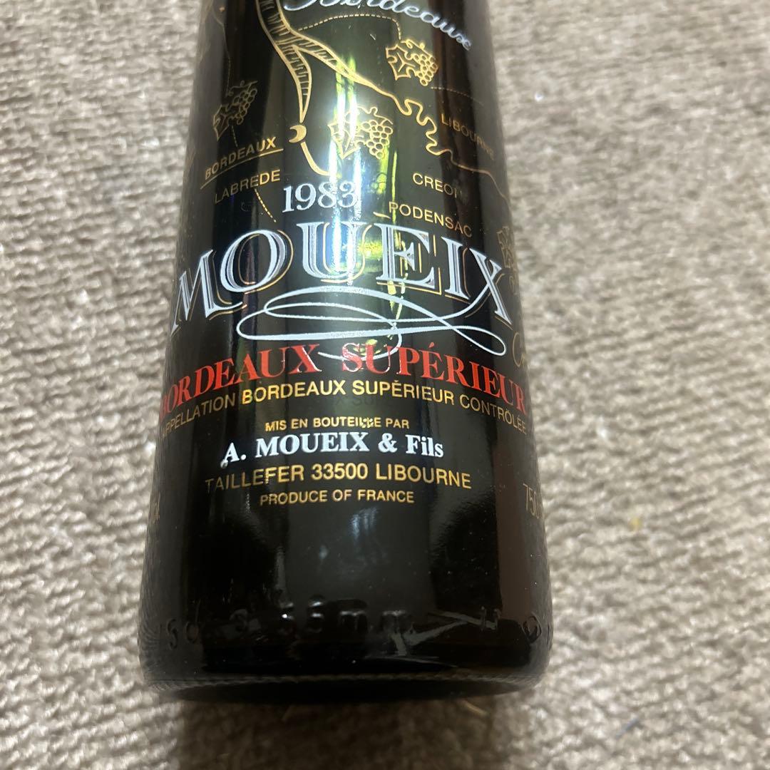 1983年 ボルドー 赤ワイン Moueix 750ml