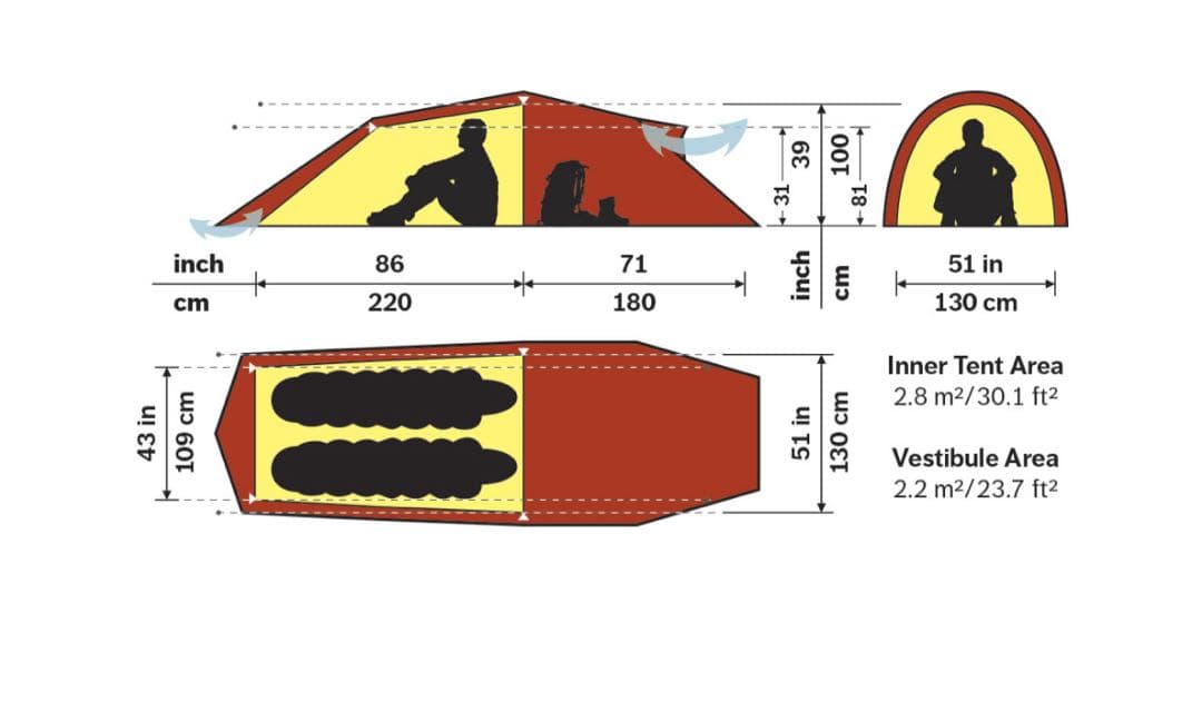 HILLEBERG ヒルバーグ ナロ2GT サンド