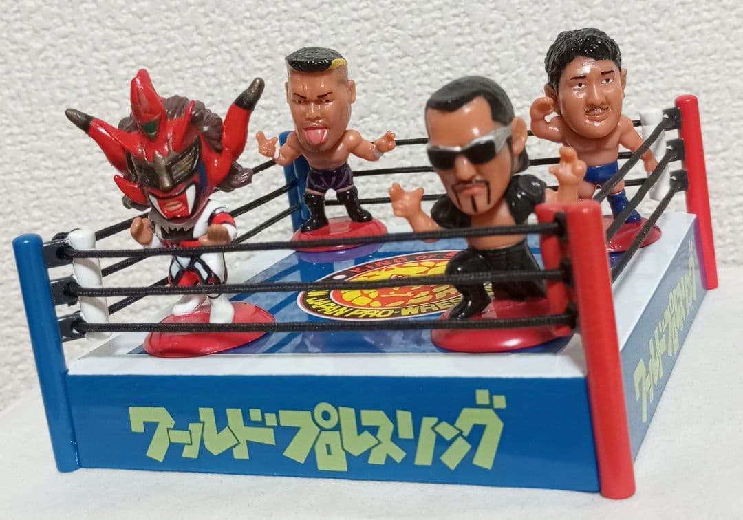 初期版 プロ格ヒーローズ 新日本プロレス ライガー 蝶野 リング フィギュア