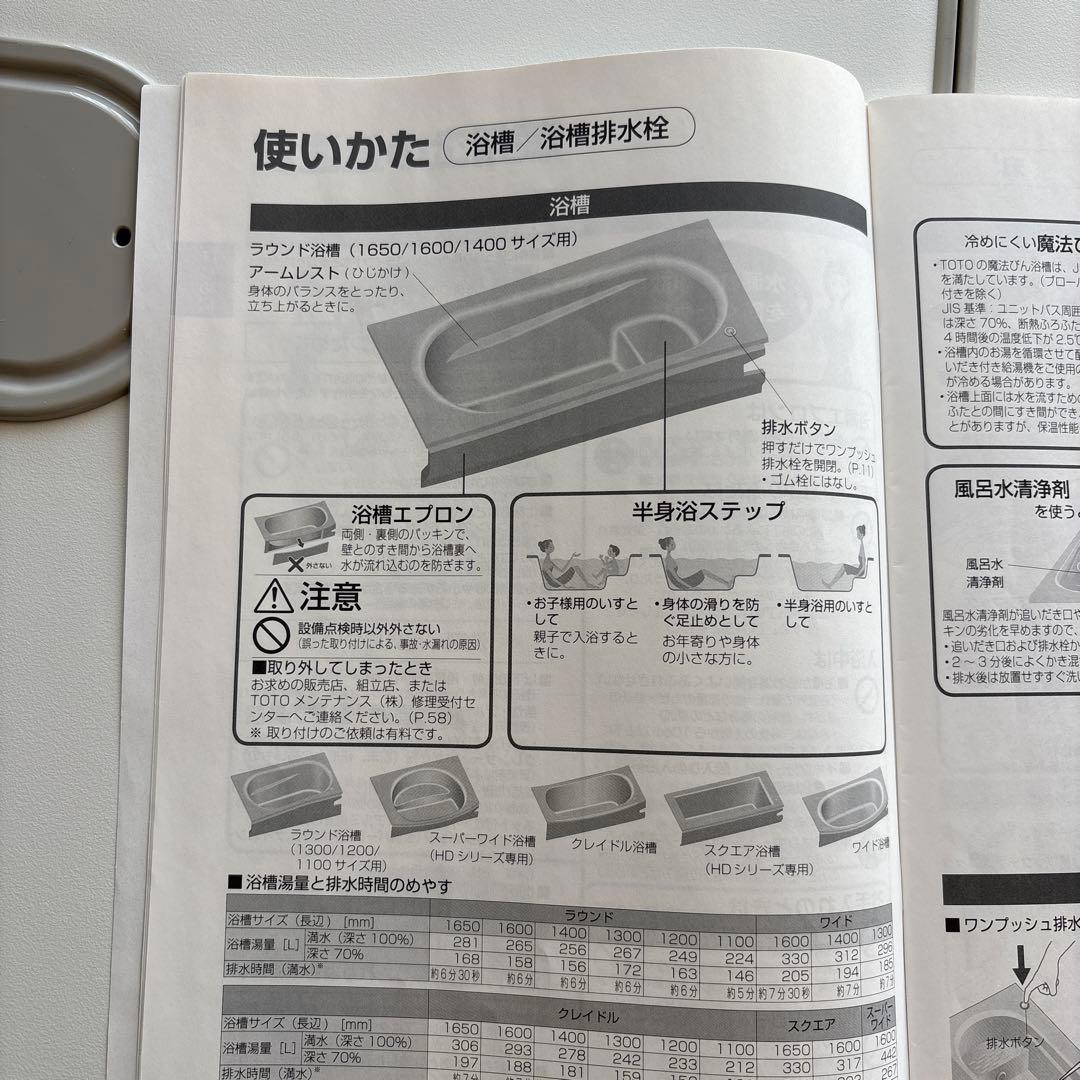 安心の たのメル便でお届け　TOTOユニットバスサザナの断熱風呂ふた