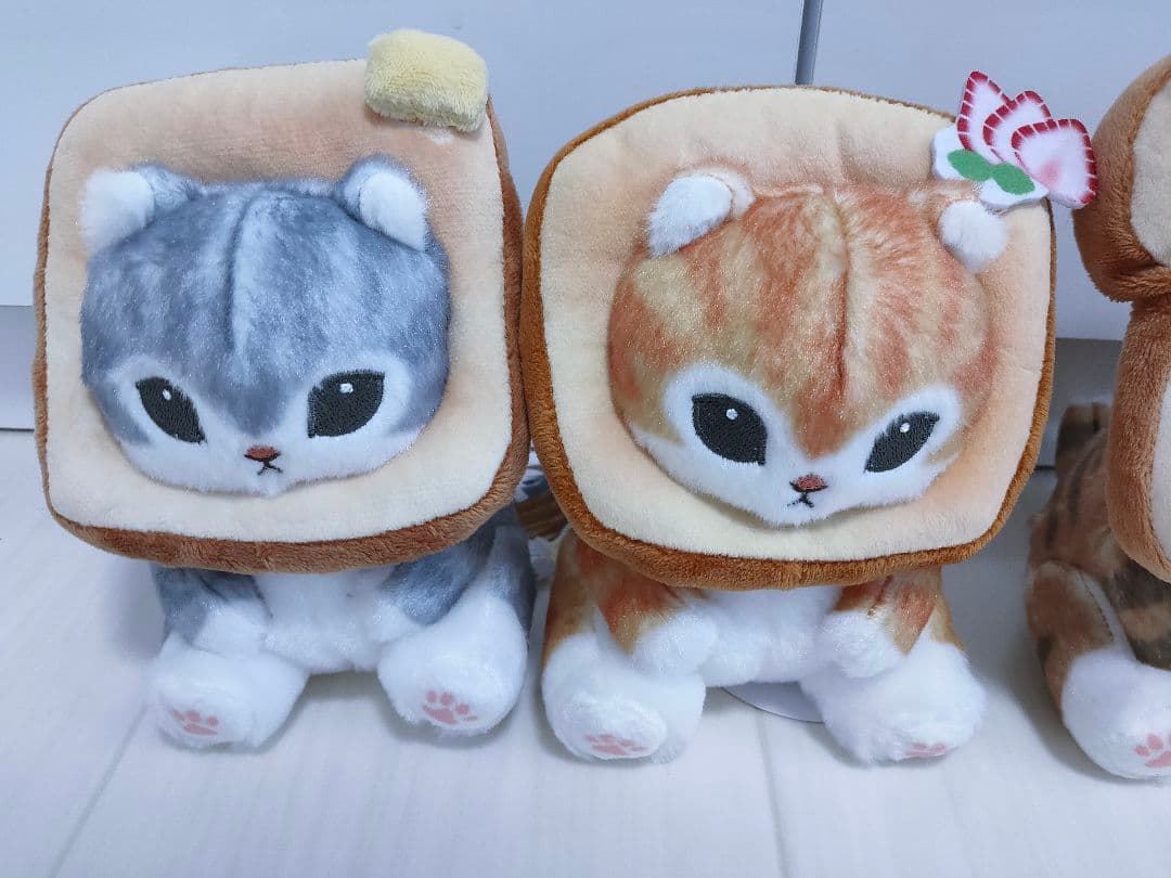 モフサンド パンにゃん ぬいぐるみ 全4種セット mofusand ねこ ネコ