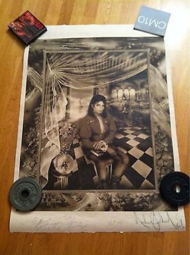 Michael Jackson autograph マイケルジャクソン直筆サイン