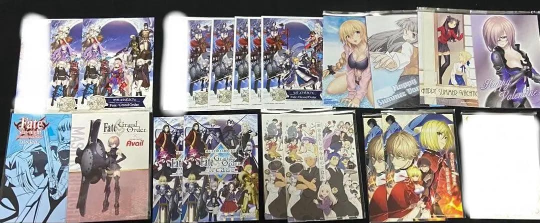 fate fgo ポストカード コースター 色紙 ブロマイド