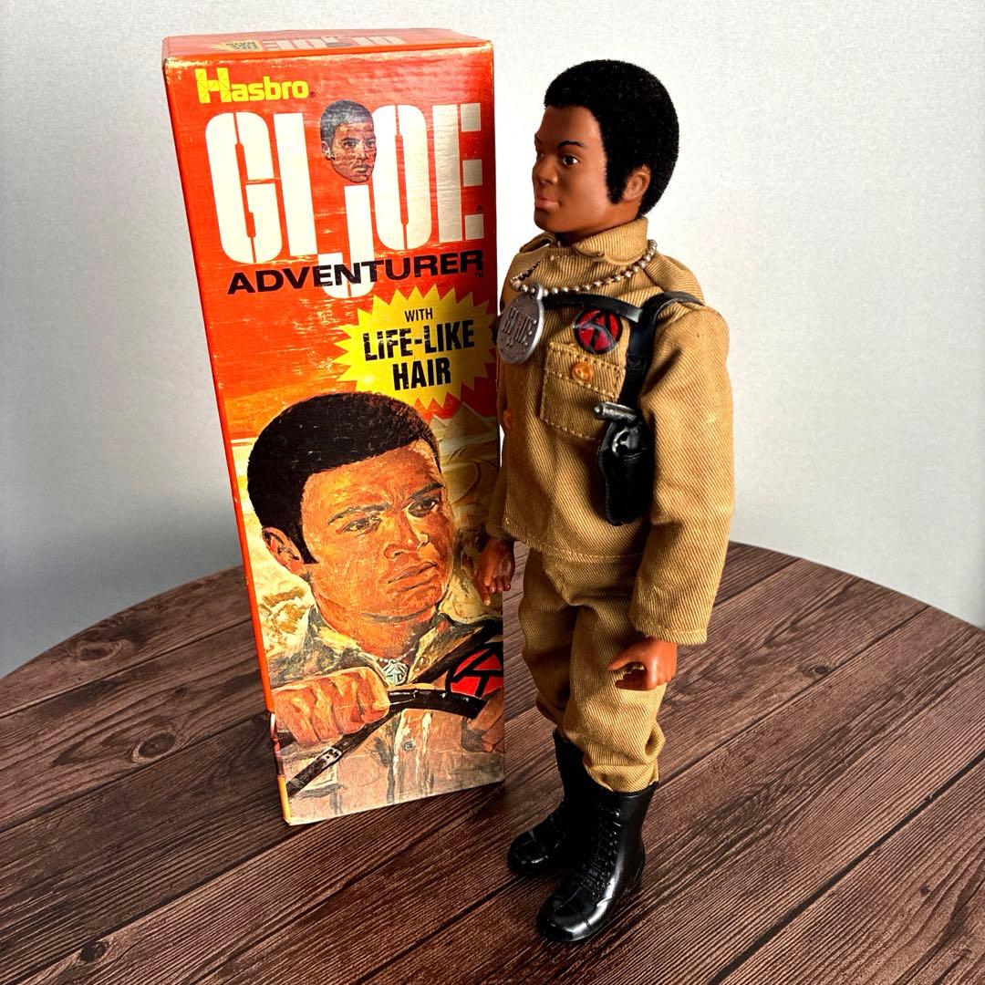当時物　GIJOE ブラック・アドベンチャー　1970年 　BOX付