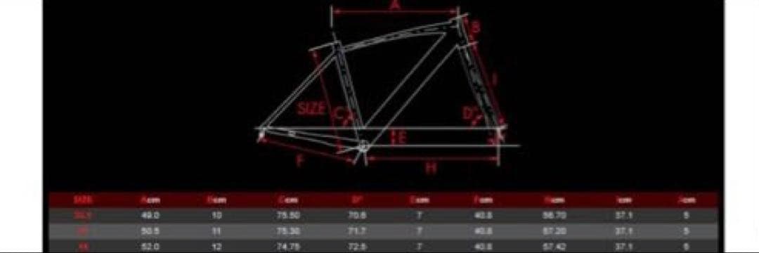 DEROSA FEDE 160cm〜165cmくらいで乗れる様にしてあります