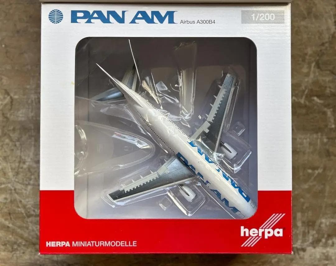 Herpa / ヘルパ｜PAN AM / パンナム航空｜A300B4｜1/200
