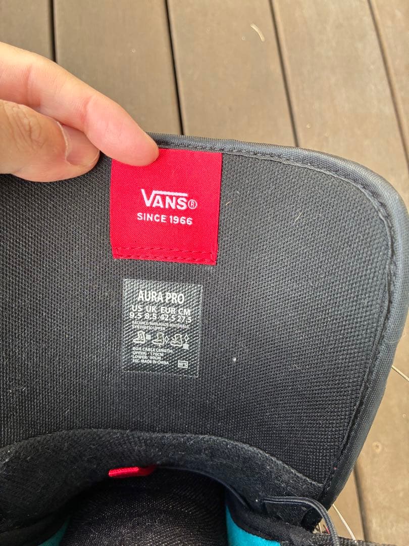スノーボード vans aura pro
