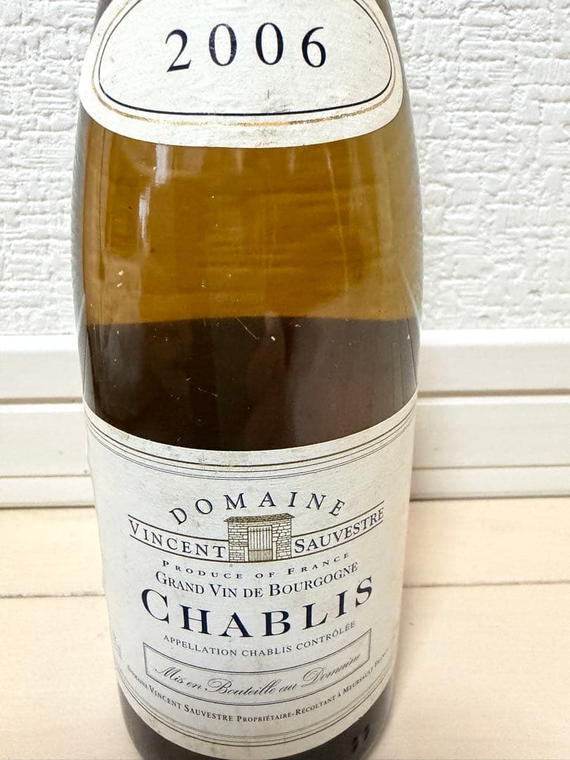 DOMAINE CHABLIS 2006年白ワイン　二十歳のお祝いに　未開封品
