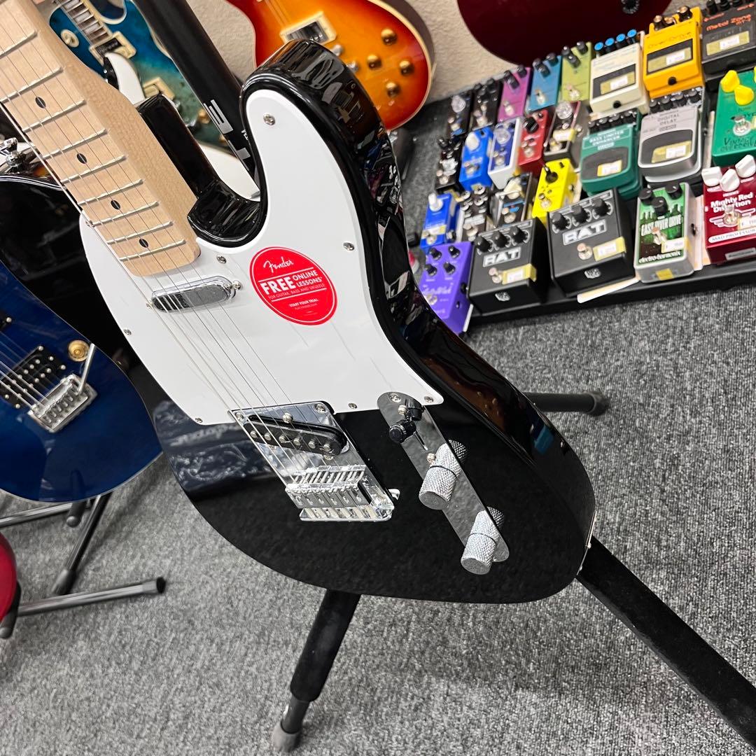 【10731】 新品未使用 Squier Telecaster black 黒