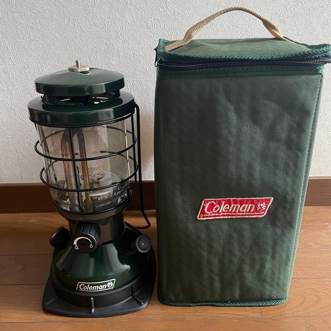 ☆美品☆Coleman グリーンランタン 収納ケース付き