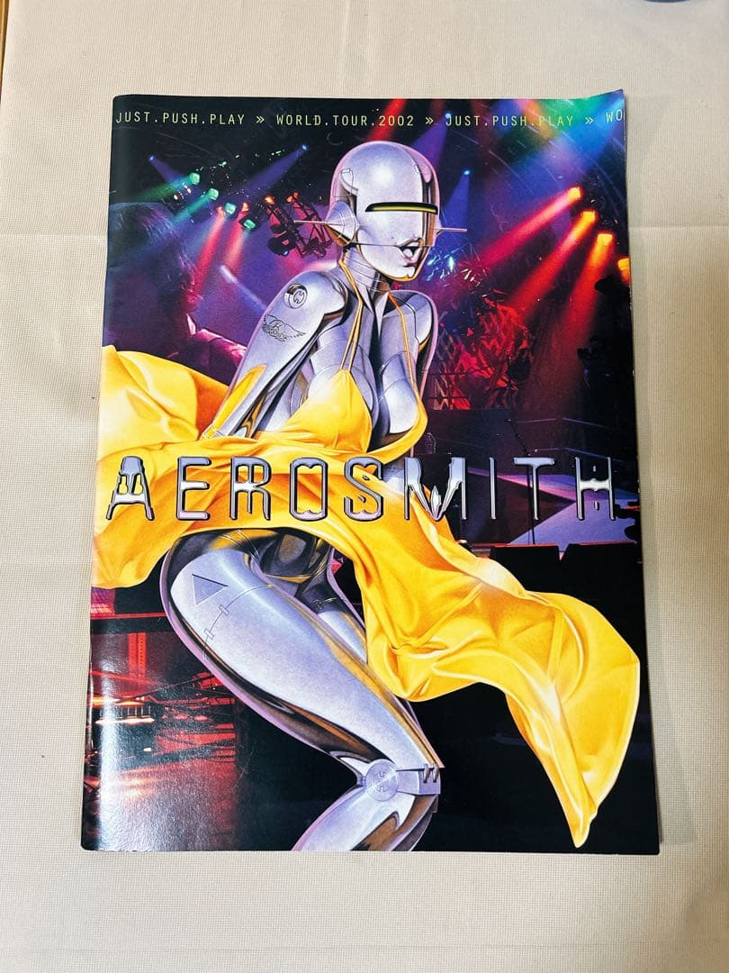 Aerosmith World Tour 01/02 Tシャツ M正規品 空山基