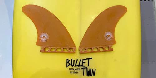 最終値下げ！フィン付きSTCY. BULLET TWIN イエローティント