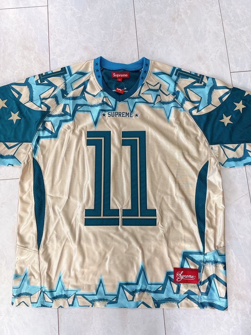 未使用品 Supreme Stars Football Jersey ゴールド