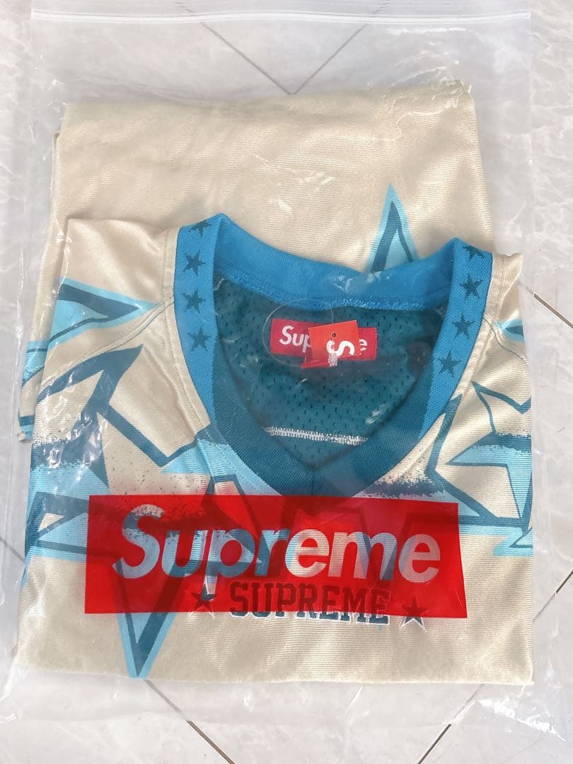 未使用品 Supreme Stars Football Jersey ゴールド
