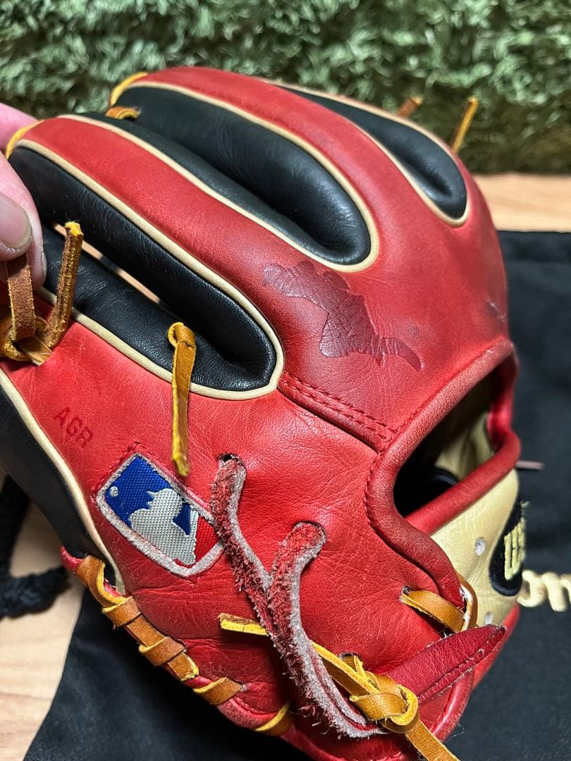 激レア！Wilson A2K DATDUDE 硬式内野手用グラブ 王冠バック風