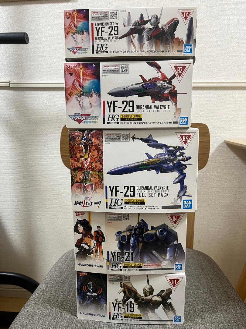 HG YF-19 YF-21 YF-29セット マクロスまとめ売り