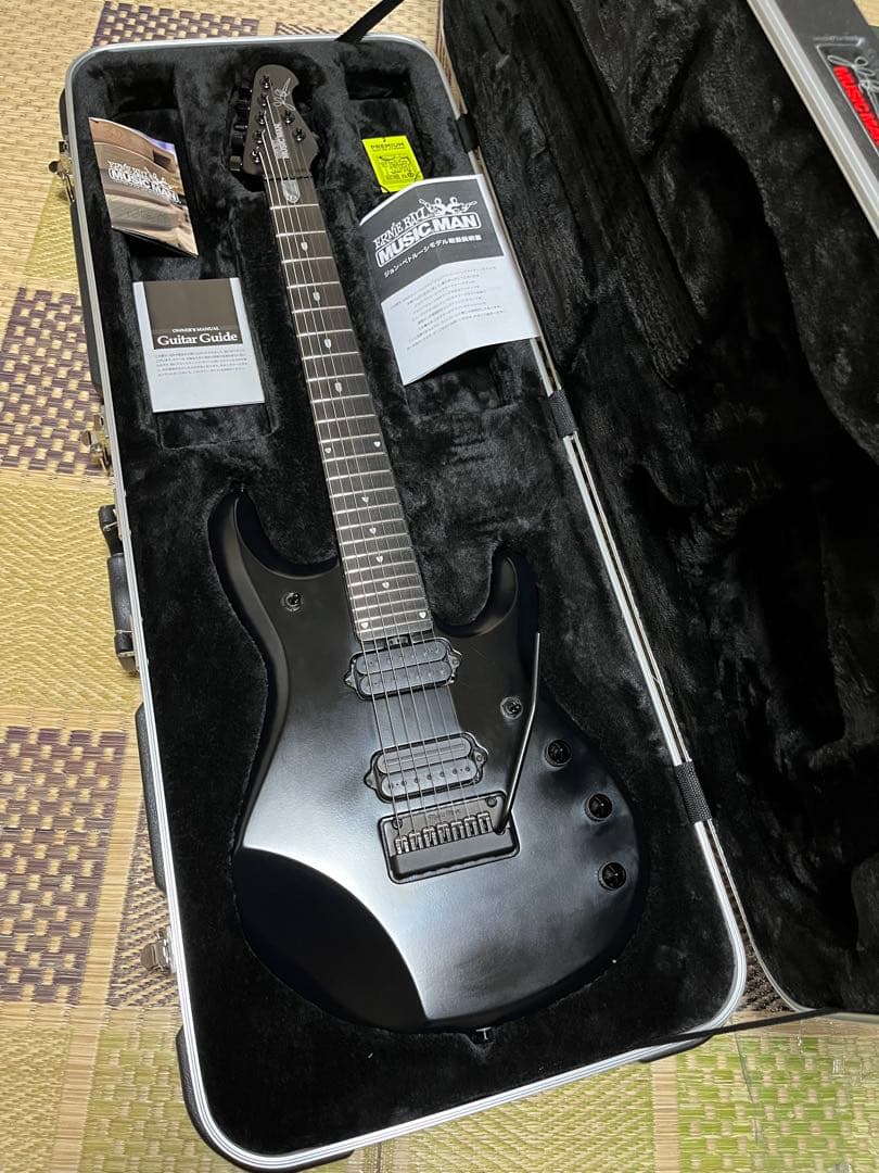 【土日限定価格】Music Man/JP7 Stealth Black7弦ギター