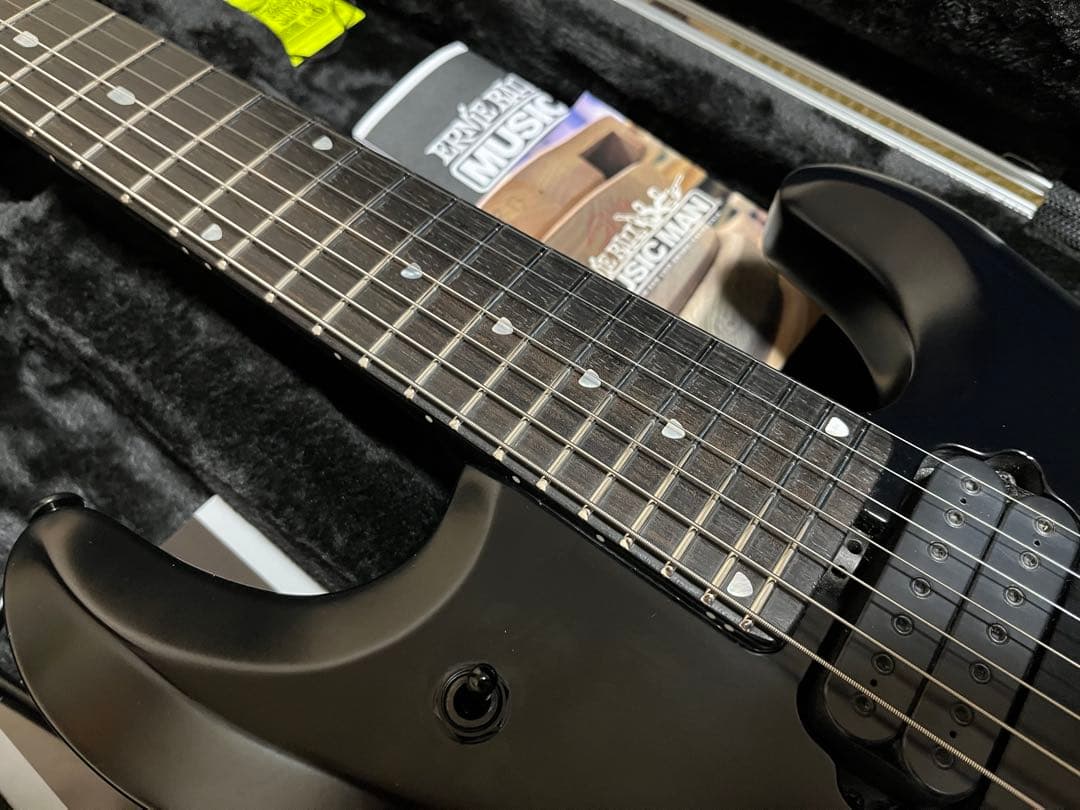 【土日限定価格】Music Man/JP7 Stealth Black7弦ギター