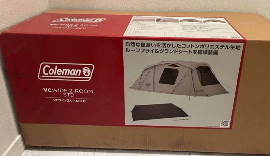 新品 Coleman VCワイド2ルームSTD キャンプ スクリーンテント