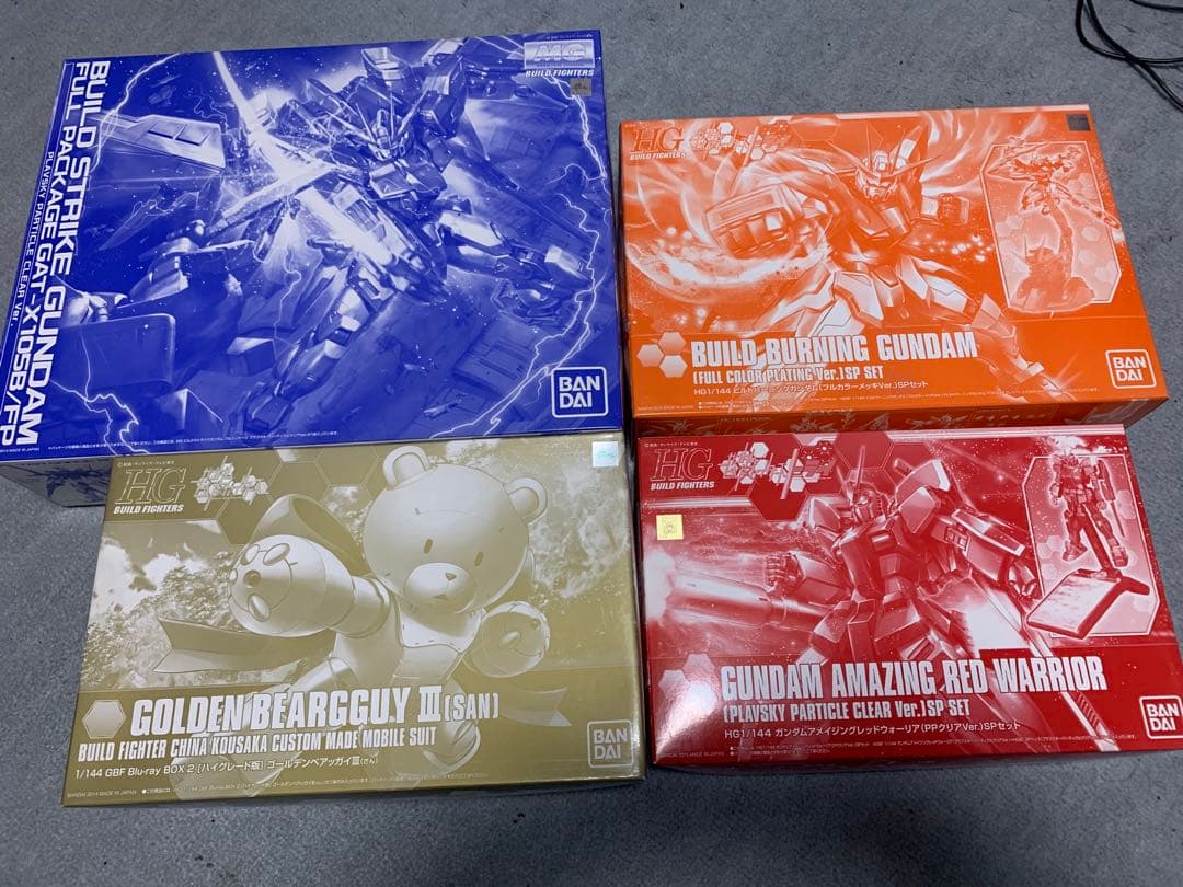 ガンダムビルドファイターズシリーズBD-BOX 特典 ガンプラ まとめ売り