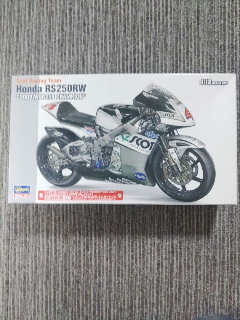 模型製作用品 1/12 HONDA RS250RW SCOT RACING TEAM