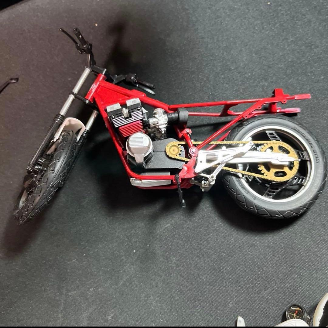 俺のマシン バイク プラモ 1/12 アオシマ CBX400F ジャンク
