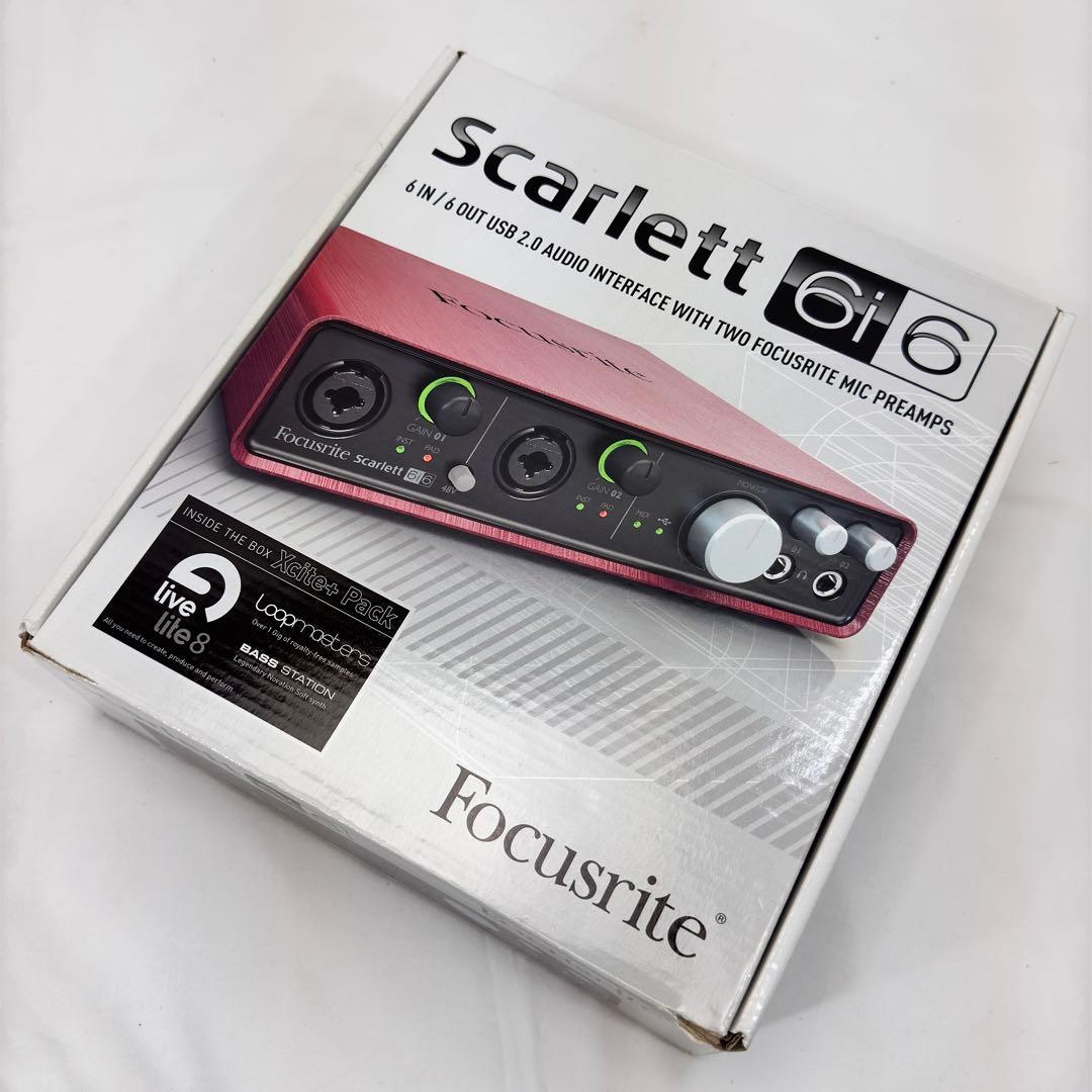 FOCUSRITE Scarlett 6i6 G2 オーディオインターフェイス