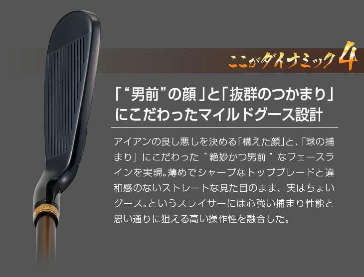 【新品】簡単　扱いやすい　ダイナミクスプレステージアイアン6本　ワークテック飛匠