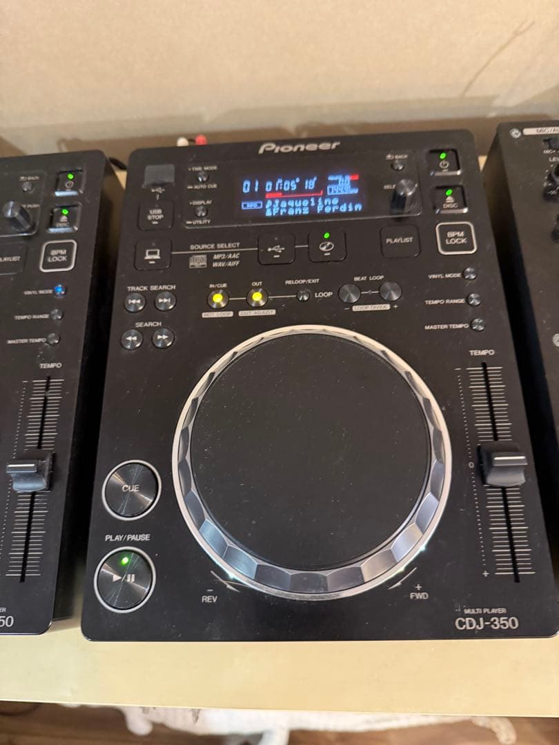 Pioneer CDJ-350(USB対応) 2台セット 付属品あり