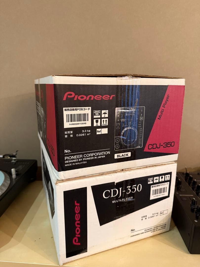 Pioneer CDJ-350(USB対応) 2台セット 付属品あり