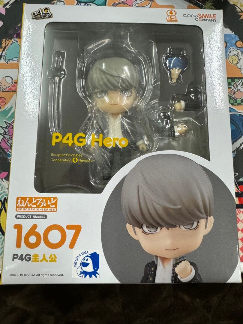 新品未開封　ねんどろいど　ペルソナ　P4G 主人公　1607