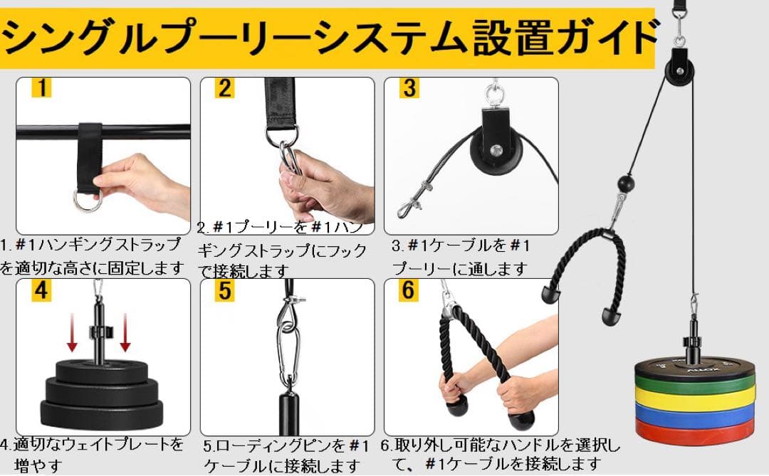 ★ラットプルダウン ケーブル トレーニング 機器 フィットネス 筋トレ