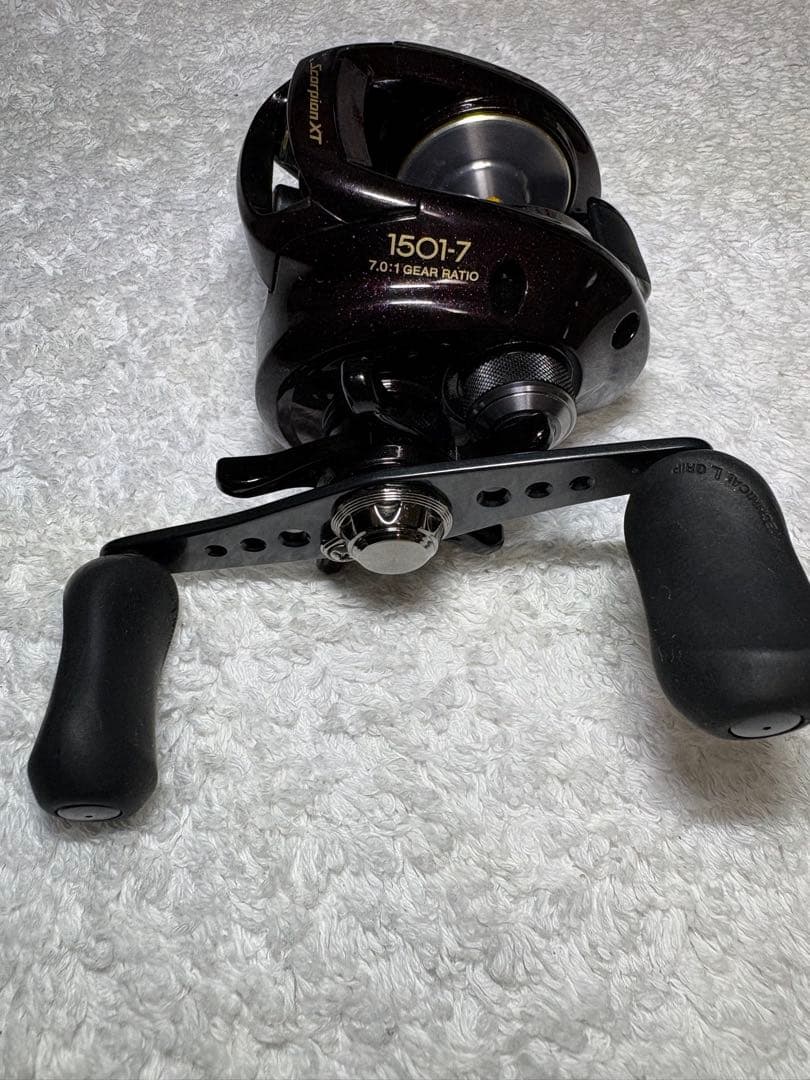 【美品】SHIMANO ScorpionXT 1501-7 ベイトリール 左巻き