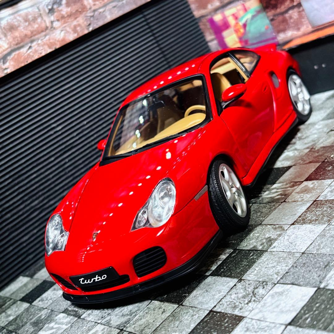 エンブレム加工品 1/18 AUTOart ポルシェ 911 (996) ターボ