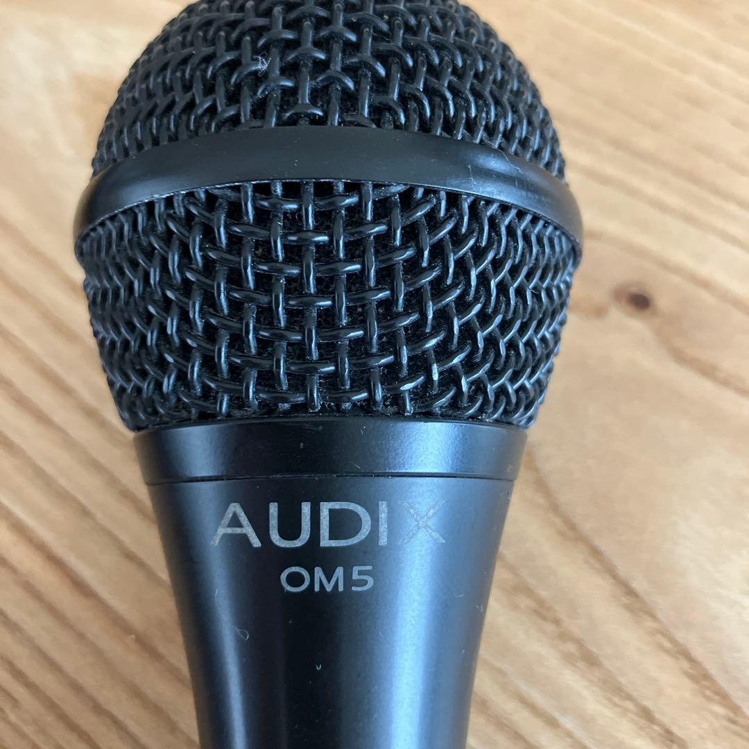AUDIX OM-5 比較的綺麗です　ケーブル付