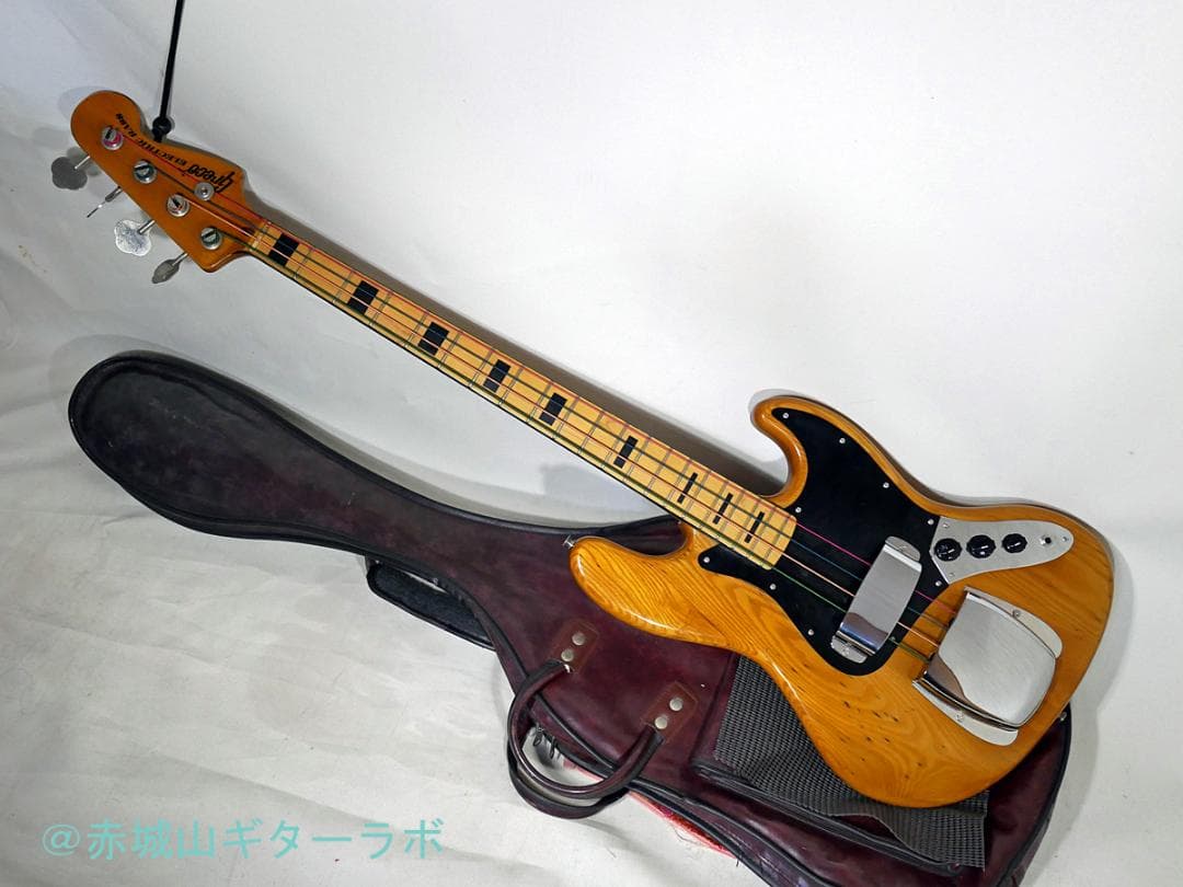 GRECO JB600N JAZZ BASS 1976年製☆ソフトGIGケース付
