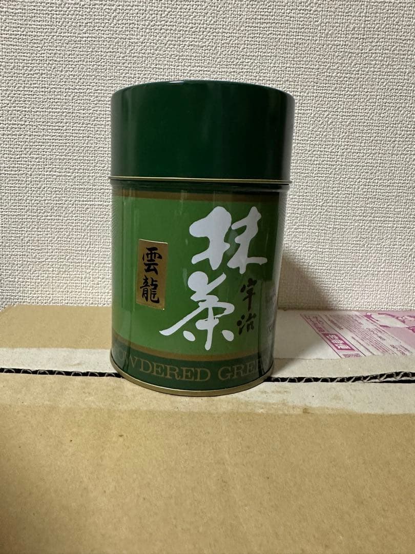 芳香園抹茶 雲竜 200g 缶