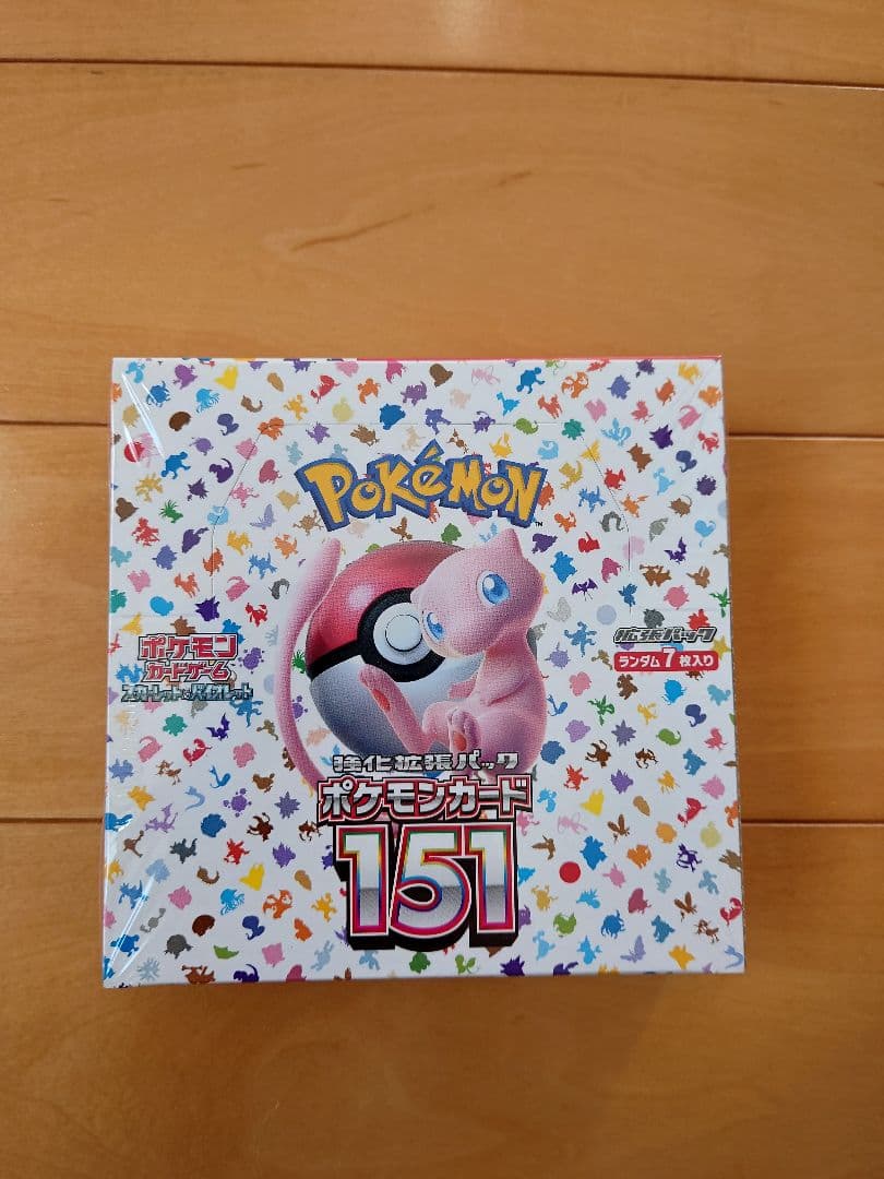 新品未開封シュリンク付きポケモンカード正規品 151 1箱売り
