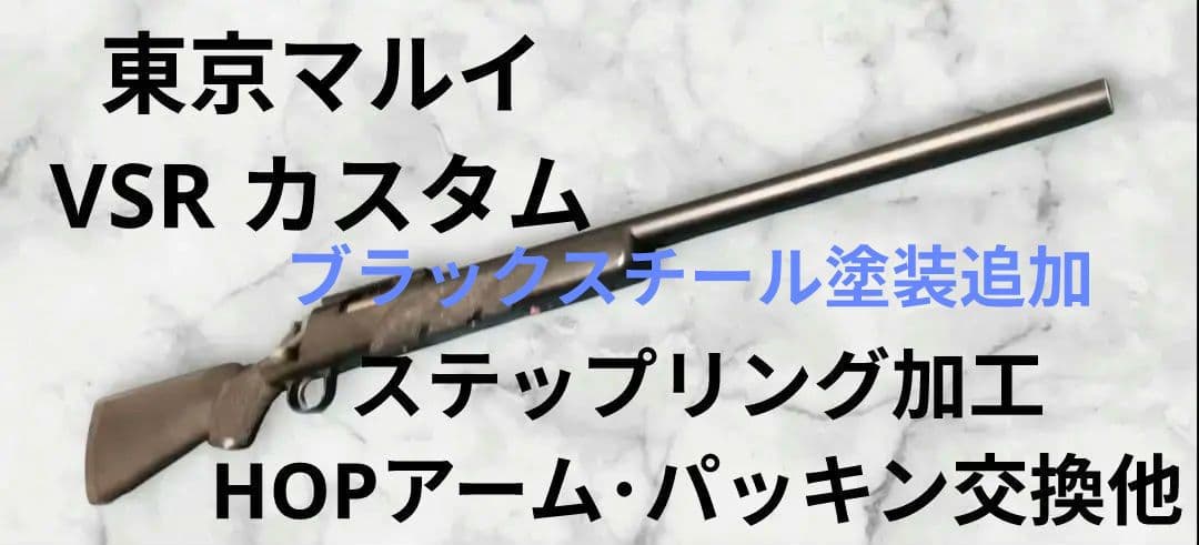 フルカスタムVSRー10 ブラックスチール塗装&静音