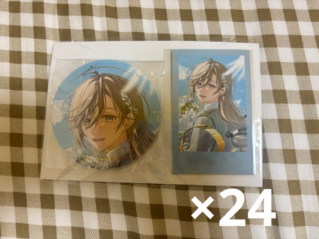 にじさんじ 叶 バースデー缶バ チェキ 24個まとめ売り