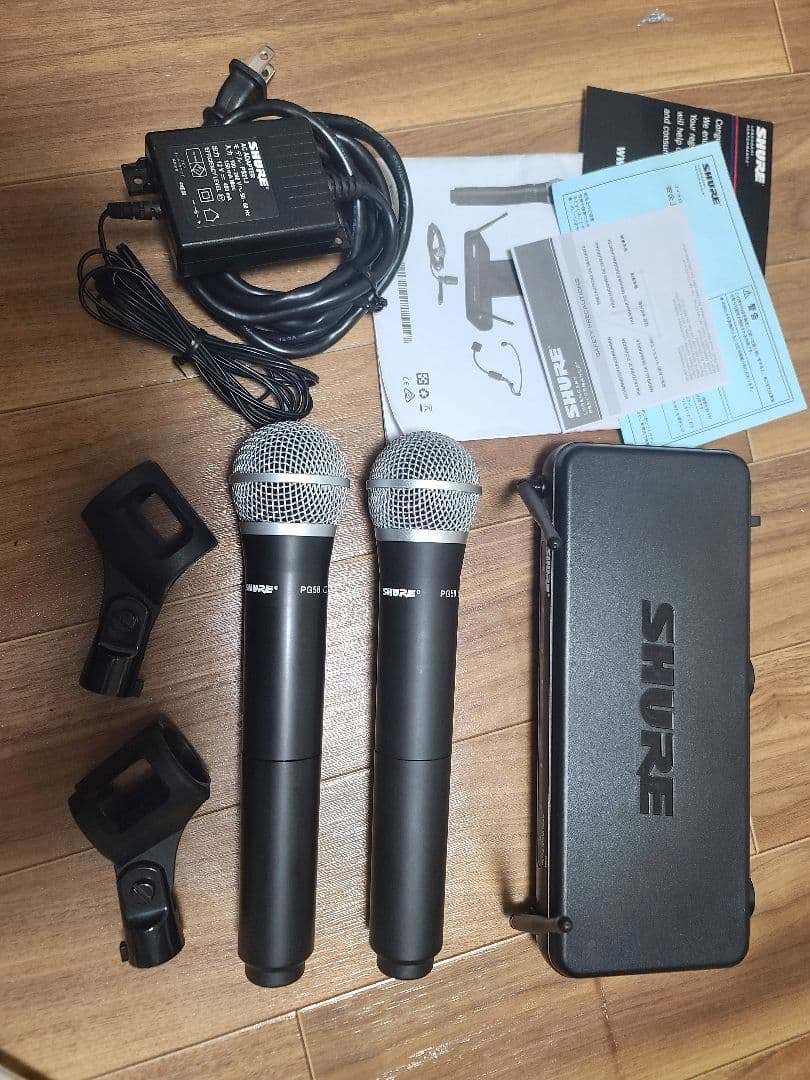 SHURE SVX88、SVX1 JB1 、SVX2 PG58 ワイヤレスマイク