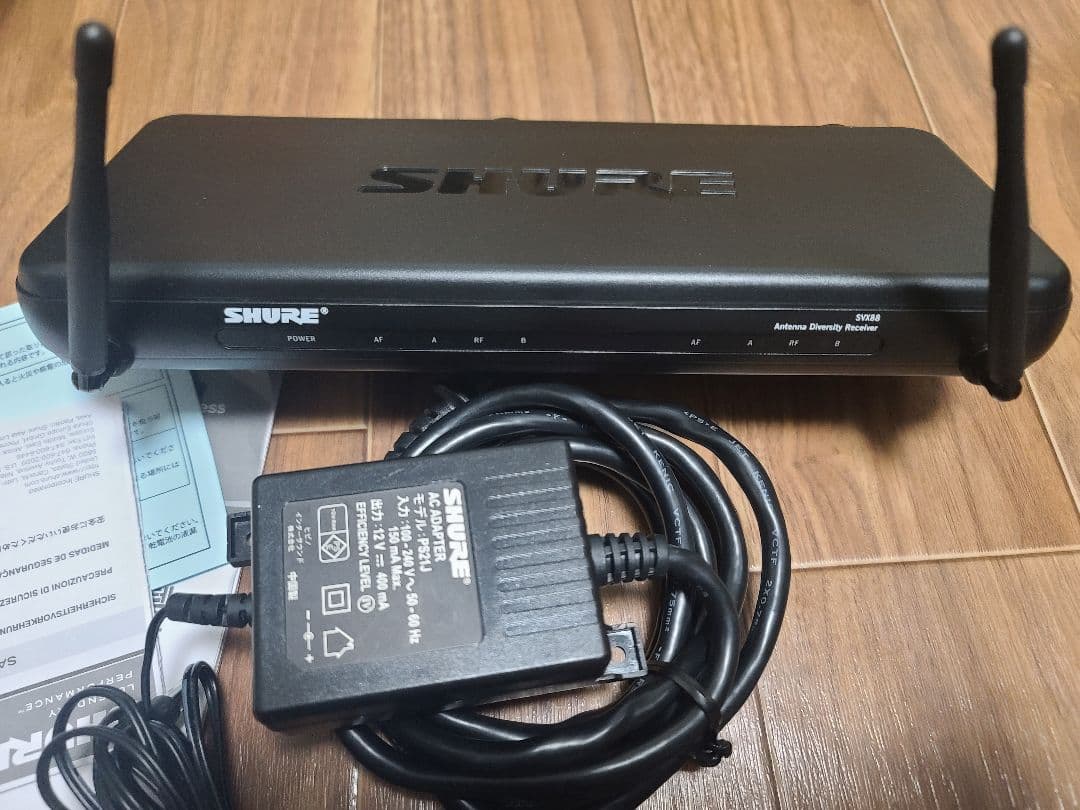 SHURE SVX88、SVX1 JB1 、SVX2 PG58 ワイヤレスマイク
