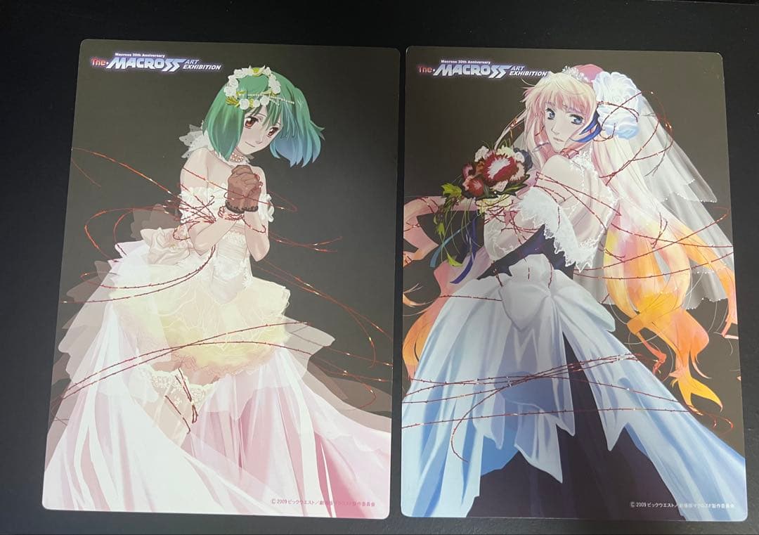 マクロス30周年原画展 入場券特典プレミアムグッツ2枚+蒔絵シール+ポストカード