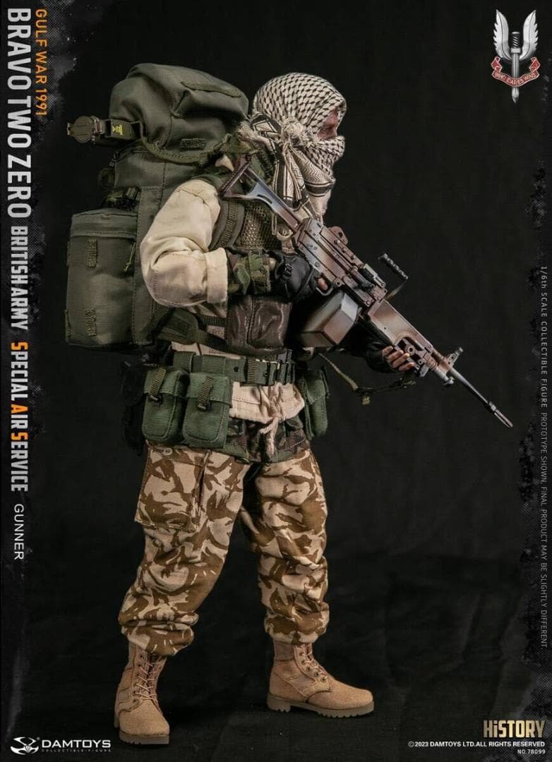 DAMTOYS 1/6 イギリス陸軍特殊空挺部隊 SASパトロール隊 78099